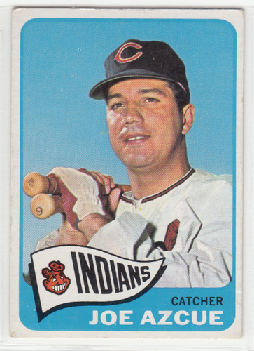 1965 Topps Baseball Set #514 Joe Azcue Indians VG | eBay