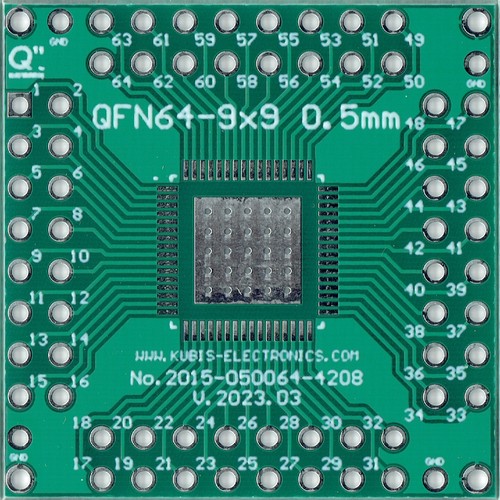 QFN64-9x9, HVQFN64-9x9, LFCSP64-9x9, VFQFN64-9x9 0.50mm(0.02") to ...