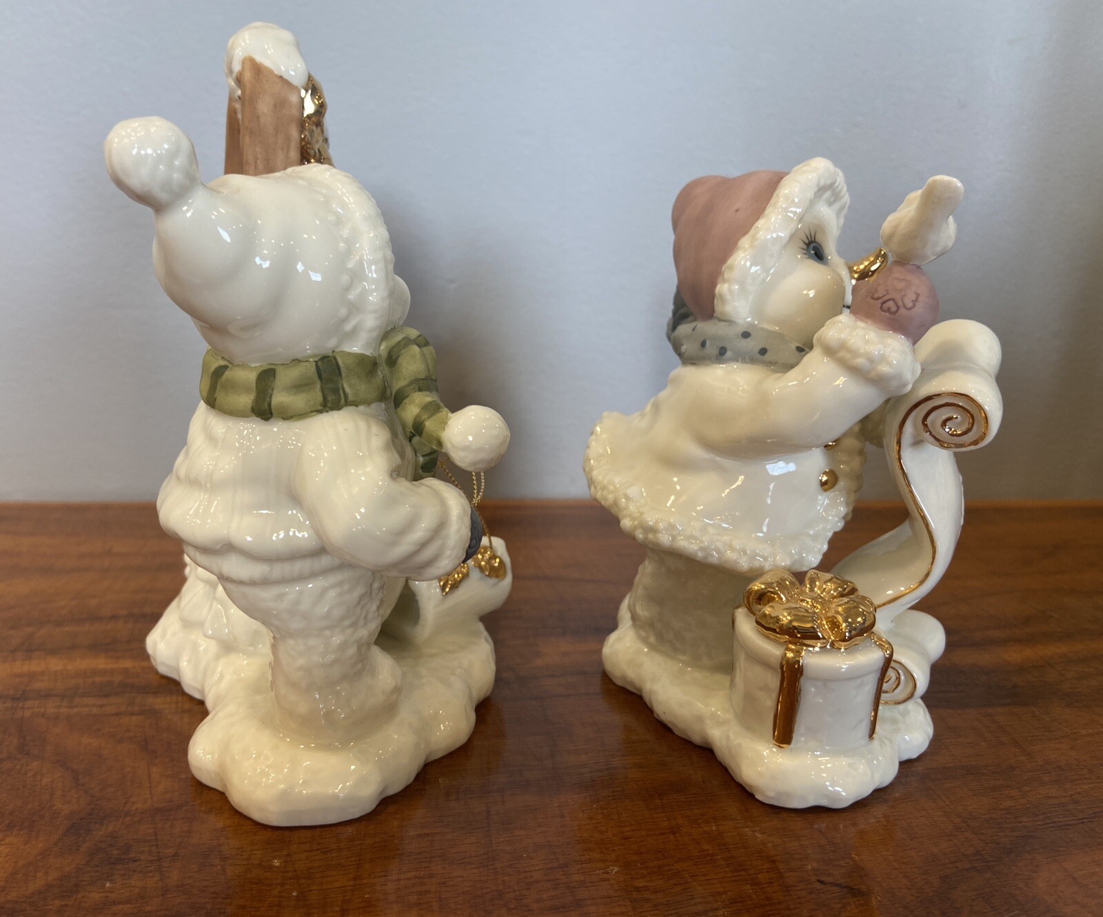 Grandeur Noel Porcelain Snowman Family Collector Edition 2001 Christmas ...