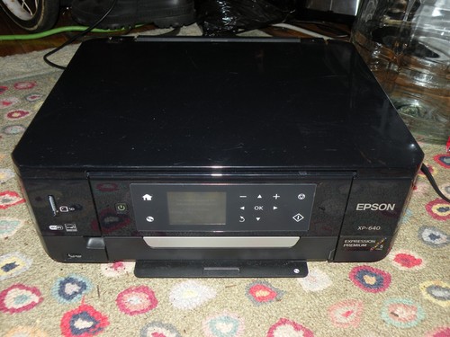 Epson Expression Premium XP-640 All-In-One Inkjet WiFi Printer Works ...