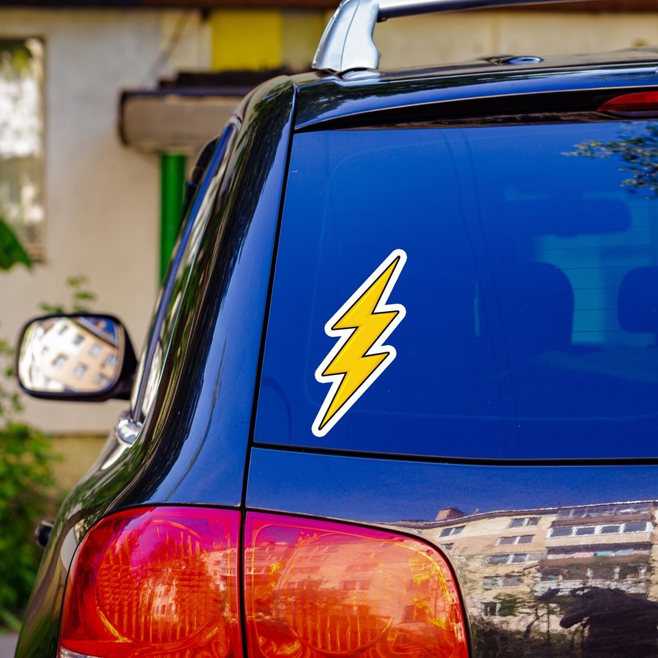 Lightning Bolt Vinyl Stickers Thunder Bolts for Car Sticker Vinyl Decal ...