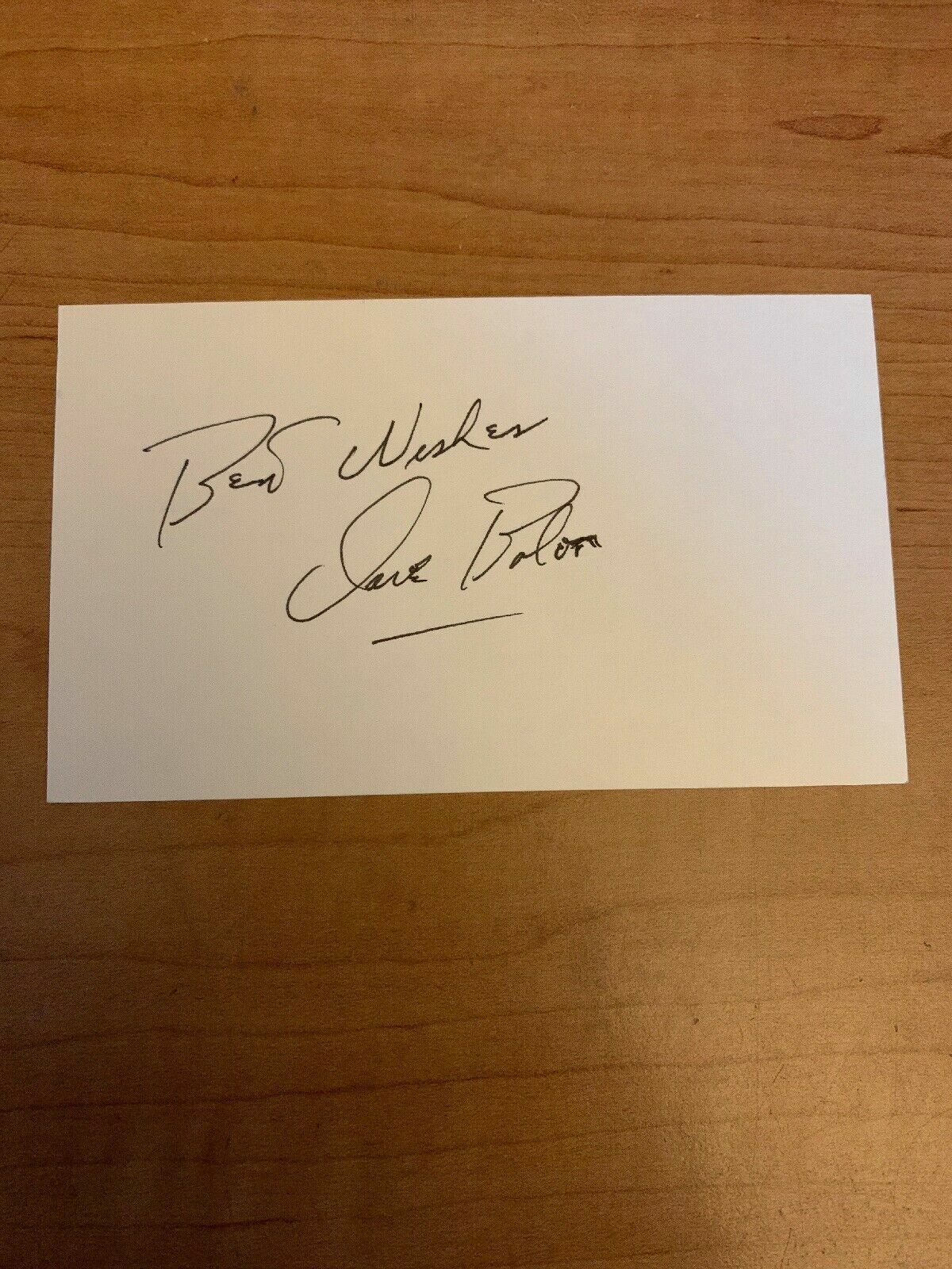 DAVE BALON - HOCKEY - AUTHENTIC AUTOGRAPH SIGNED INDEX -B3235 | eBay