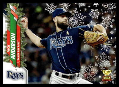 2020 Topps Holiday #HW149 Nick Anderson Rookie Tampa Bay Rays | eBay