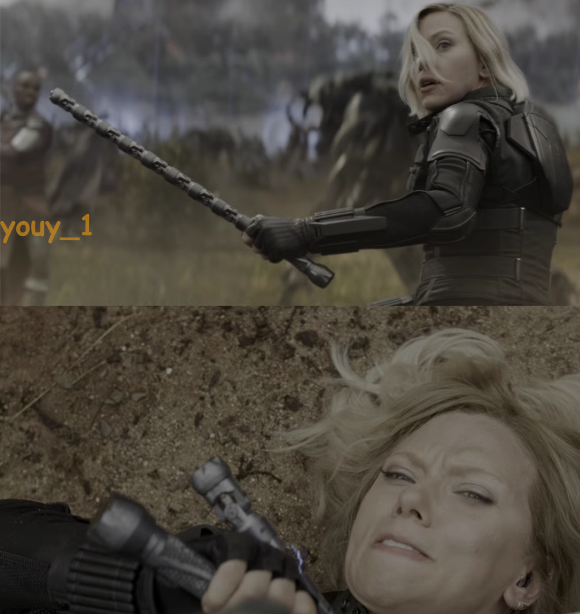 The Avengers Taser Baton Black Widow Stick Weapon LED Halloween Cosplay ...