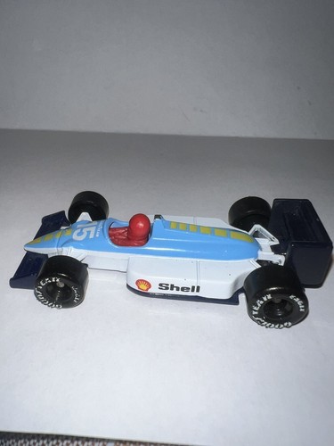 1988 Matchbox #15 Grand Prix Racing Car 74 Shell Gas 1:55 Blue F1 ...