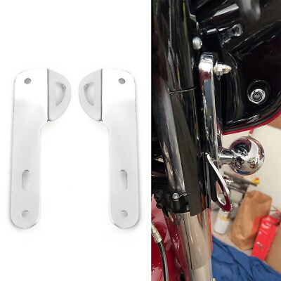Chrome Teardrop Tie-Down Brackets Kit For Harley Touring Electra Street ...