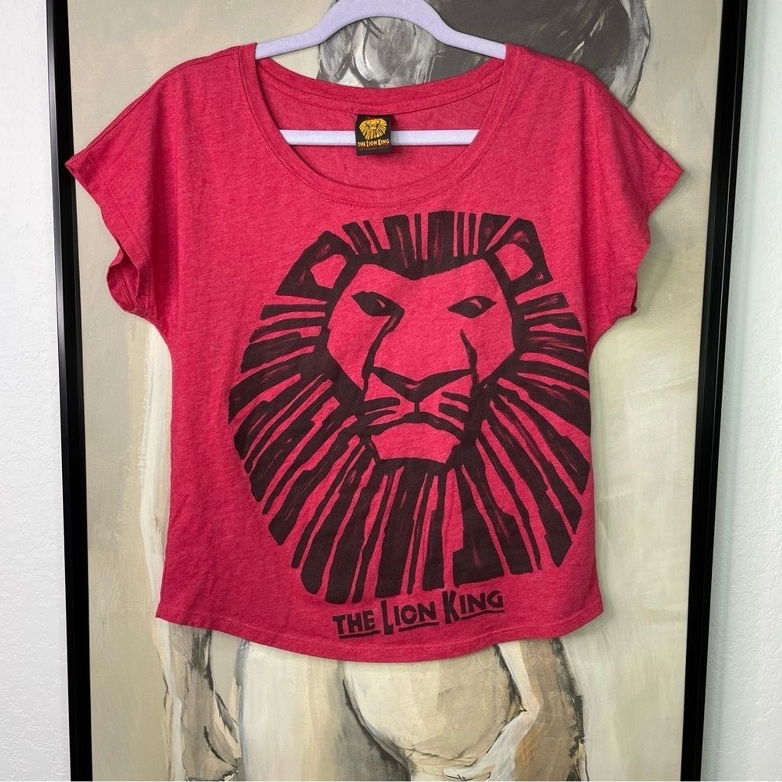 DISNEY The Lion King Broadway Musical Red Graphic Pri… - Gem