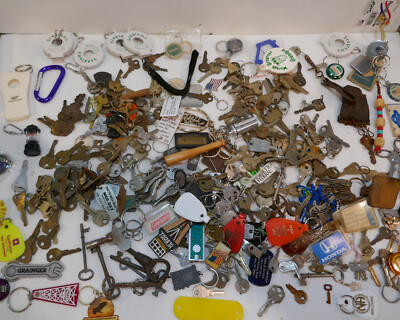 Vintage Lot 7lbs Skelton Keys , Clock Keys, Cabinet Keys, Flat Keys ...