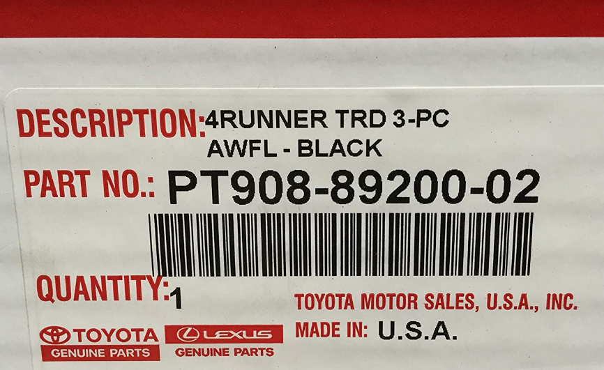 2020 - 2024 4Runner TRD PRO OEM All Weather Mats Floor Liners PT908 ...