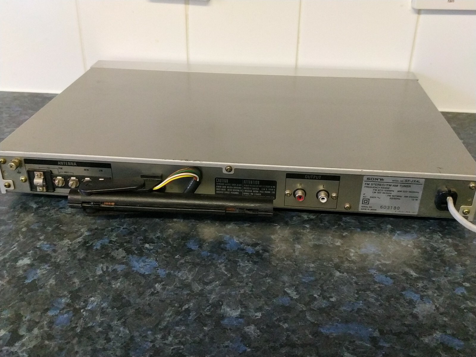 Vintage Sony ST-JX4L FM Stereo AM Tuner Synthesizer Direct Comparator ...