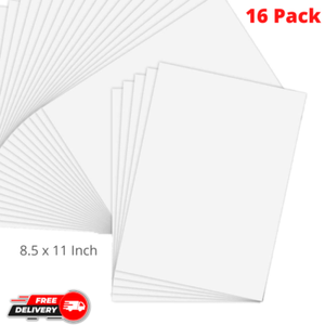 16 Pack Printable Vinyl Clear Sticker Paper Clear Vinyl Sticker Paper ...