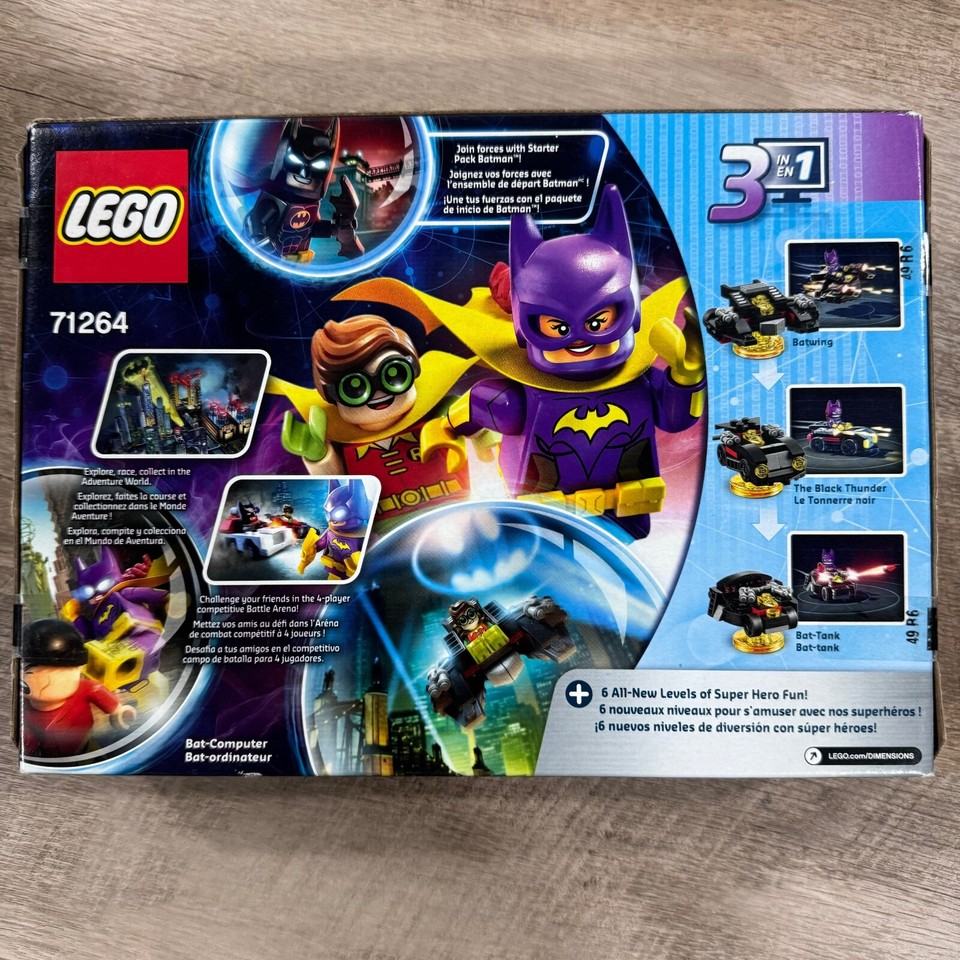 LEGO DIMENSIONS: The LEGO Batman Movie Batgirl Robin Batwing (71264 ...