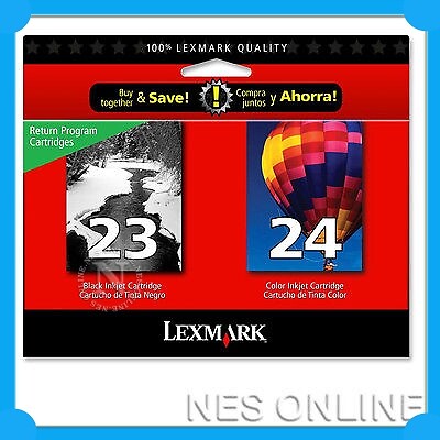 Lexmark #23+#24 Twin Pack INK=>Z1420,X3550,X4530,X4550 (215/185 Pages ...