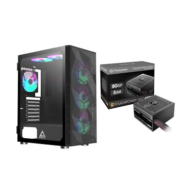 Montech X3 Mesh 6pcs, 3 x 140mm& 3 x 120mm Fixed RGB Lighting Fans ATX ...