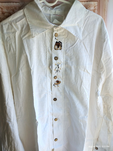 Sz.M. German Style Men's Shirt.OKTOBERFEST,Germany Lederhosen ...