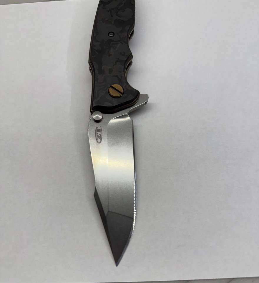 ZT 0393: Custom Scales, Hardware, & Mirror Edge Zero Tolerance Knife ...