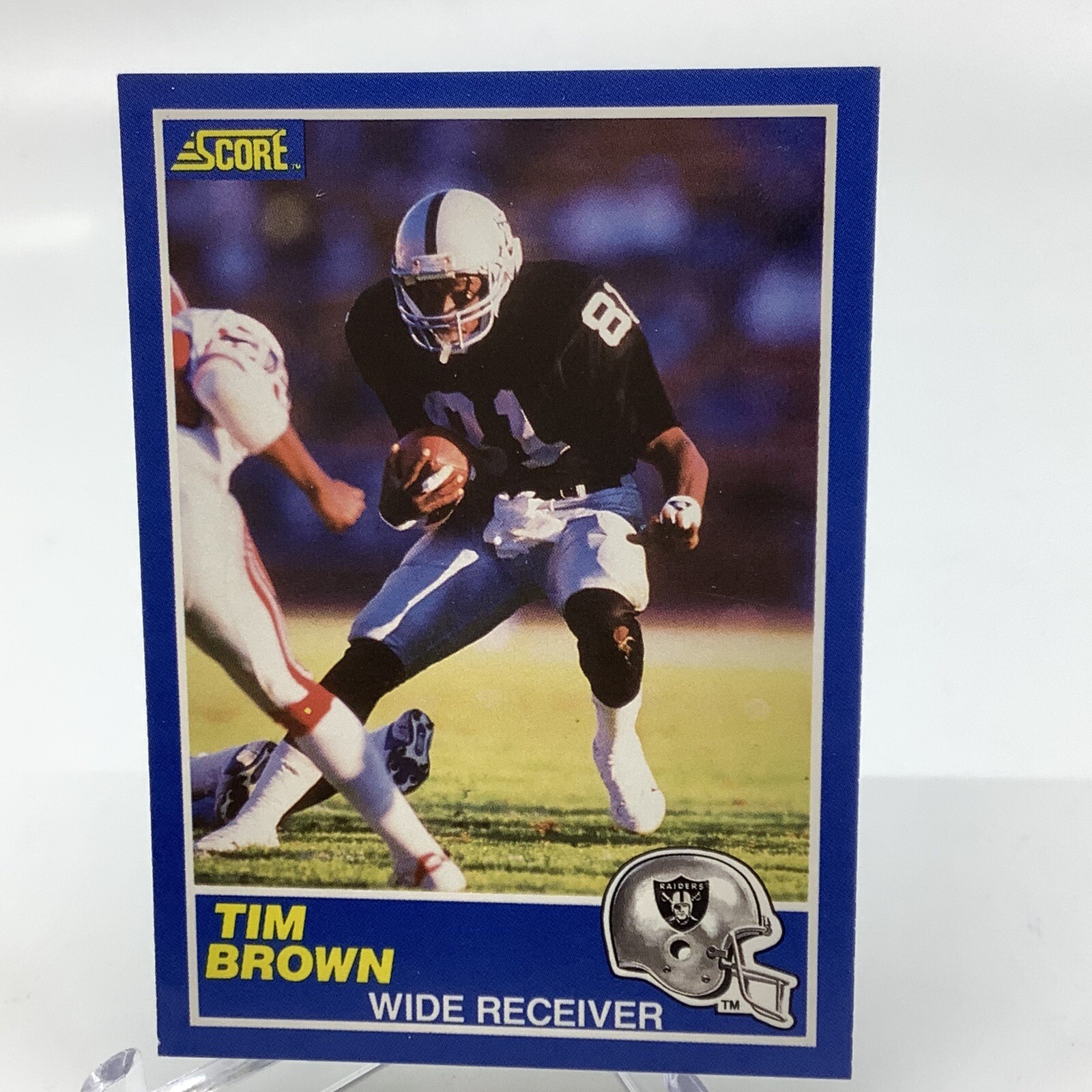 1989 Score Football #86 Tim Brown Raiders RC HOFer | eBay