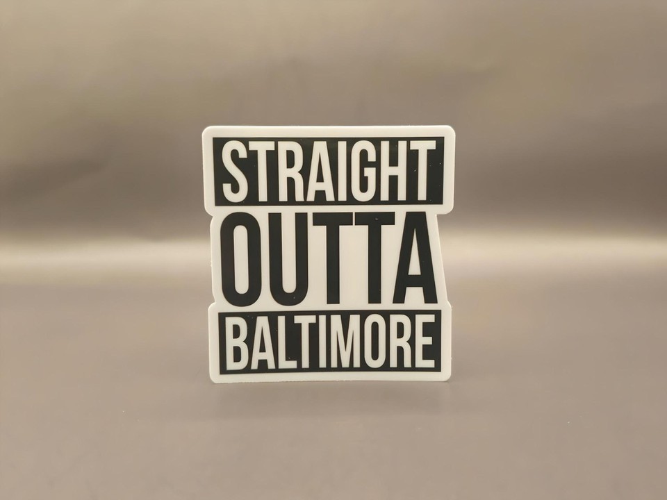 Football Vinyl Decal Stickers Big Truss Ravens Flock Maryland Baltimore ...
