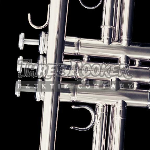 Silver Trumpet Tie Black Men's Music Jazz Neck Ties Necktie Brand New ...