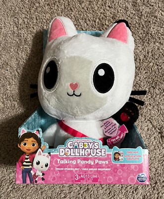 GABBY'S DOLLHOUSE - TALKING PANDY PAWS CAT 13-inch PLUSH - Lights ...