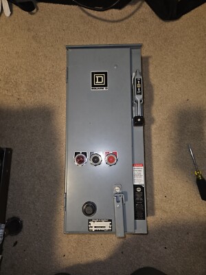 NEW! Square D Nema Combination Starter. 30 Amp Fusible Disconnet | eBay