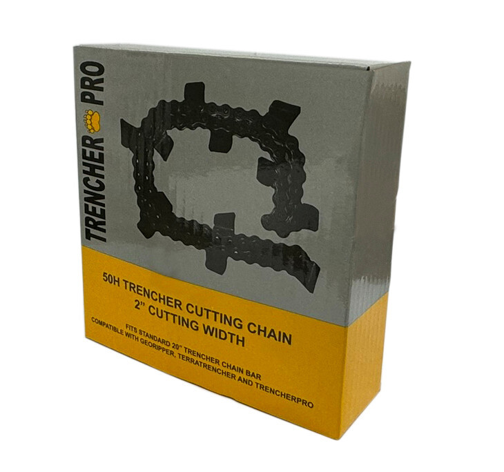 TrencherPro 2.5" Replacement Trencher Chain, Also Fits GeoRipper, Terra ...