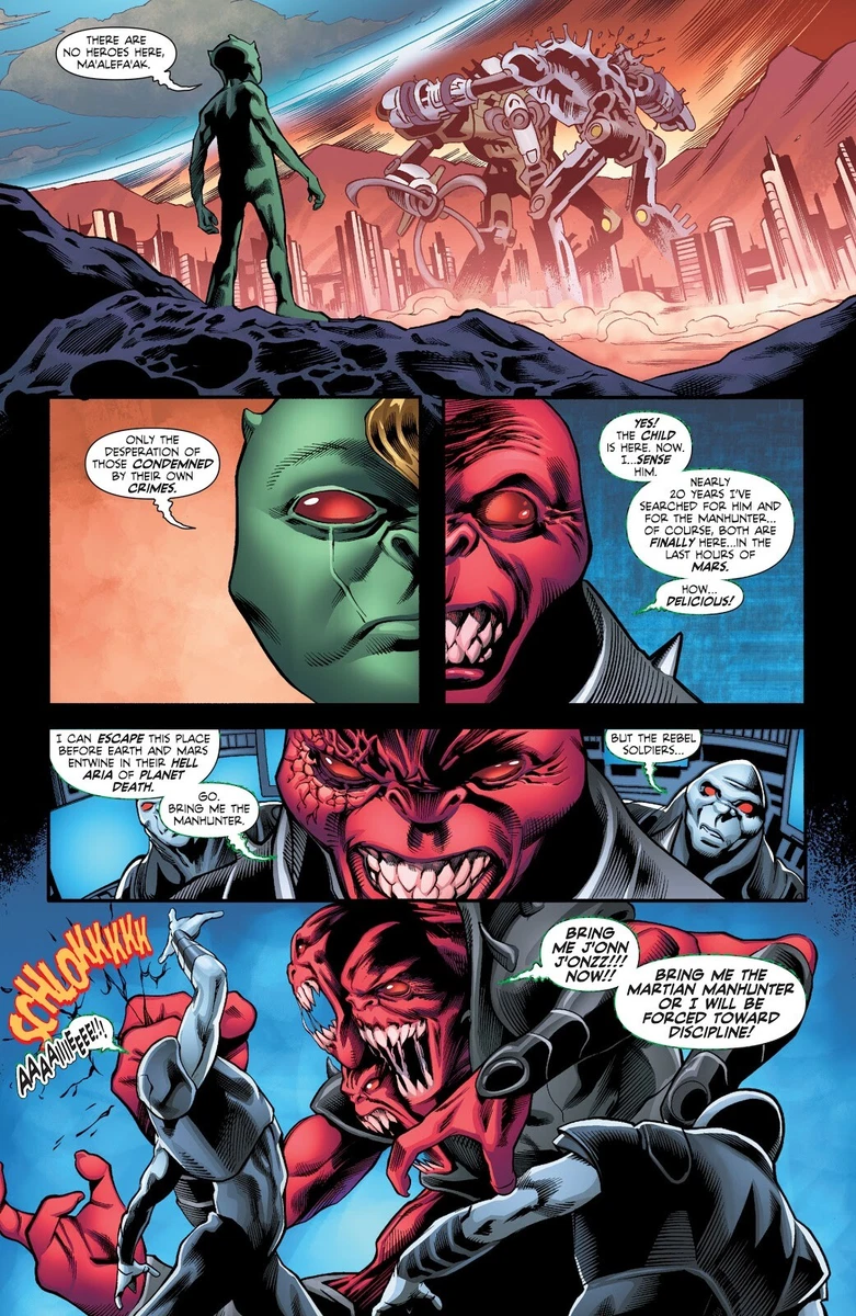 Martian Manhunter Vs Maalefaak