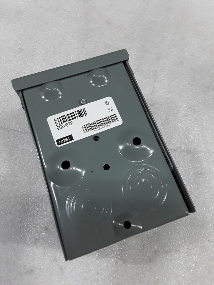 QO200TR SQUARE D 60AMP 240V ENCLOSED MOLDED CASE W/ QO200 CIRCUIT ...