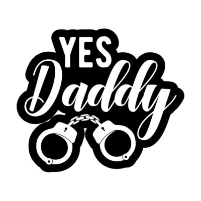 Sexy Yes Daddy Handcuffs Vinyl Decal | eBay