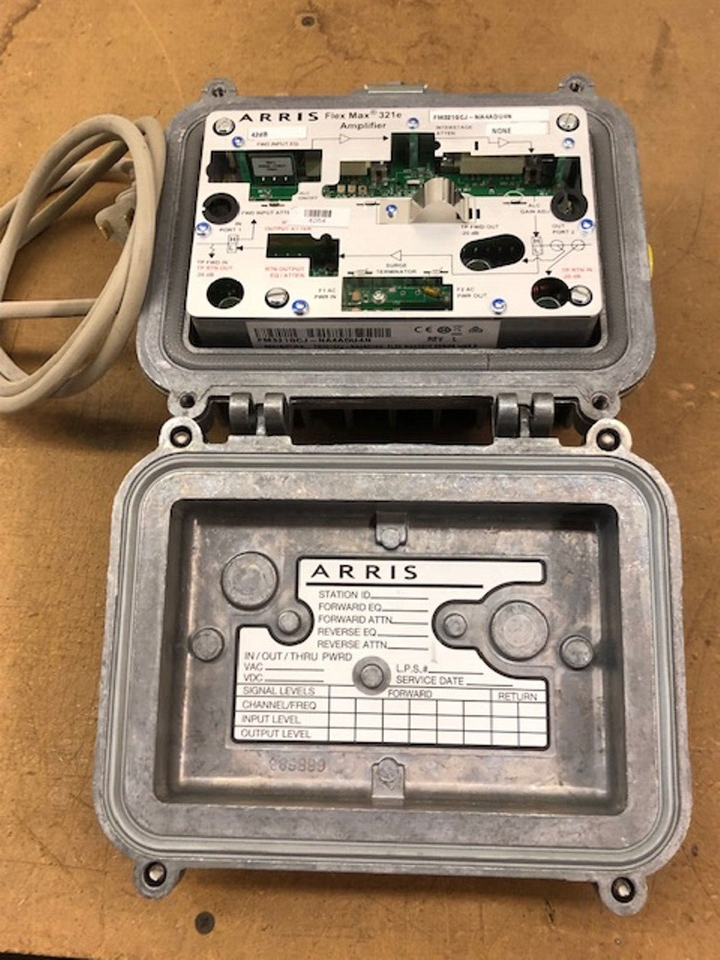 Arris-Flex Max 321 FM321GCJ-NA4ADU4N - 1 Ghz Line Extender w/Housing | eBay