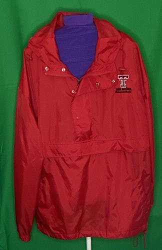 Size XL Texas Tech Red Raider Basketball Holloway Half Zip Windbreaker ...