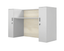 Reception Desk Office Counter Top White Wood Checkout Register ...