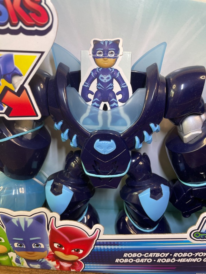 PJ Masks Robo-Catboy Action Figure Robot Preschool Toy with Lights ...