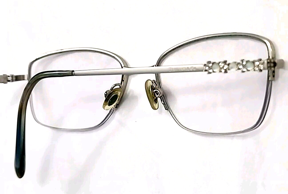 Tiffany & Co TF1109 H-B 6098 Silver Half Rim Eyeglasses Frame 51-17 135 ...