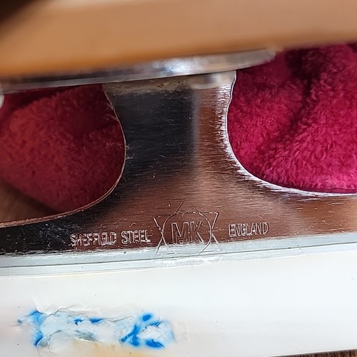 Riedell Ice Skates 121 BV Sz 5 Blade Protectors White Sheffield 9 2/3 ...