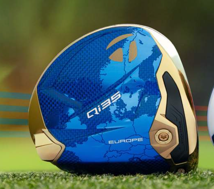 TaylorMade Limited Ed. EUROPE Teams Cup Edition Qi35 Driver "HEAD ONLY ...