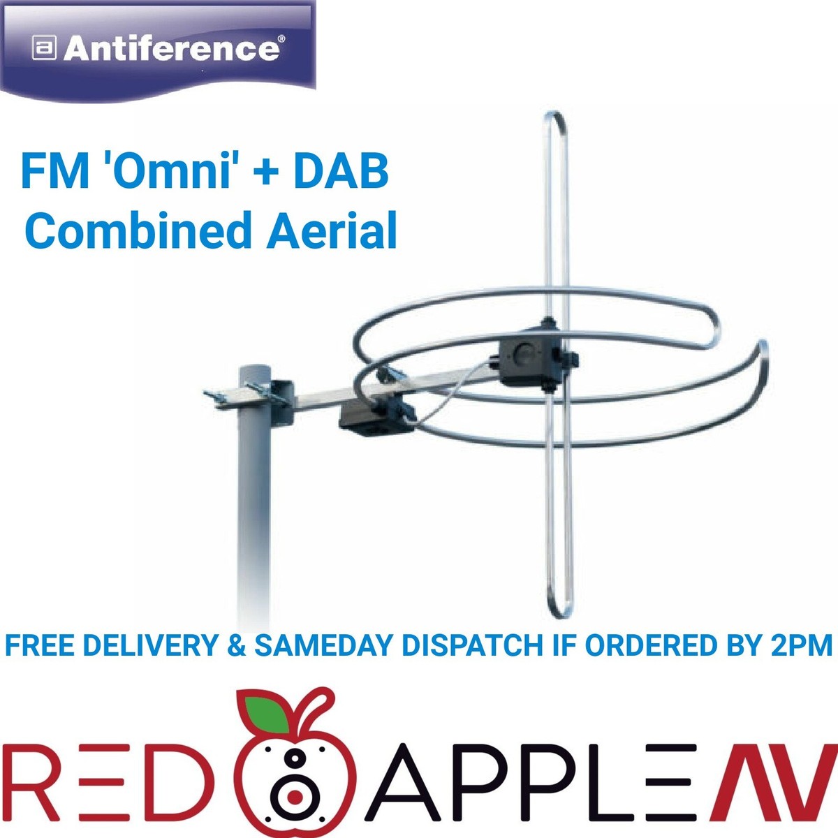 Outdoor Dab Digital Radio Omni Antenna Aerial Complete Labgear Omni