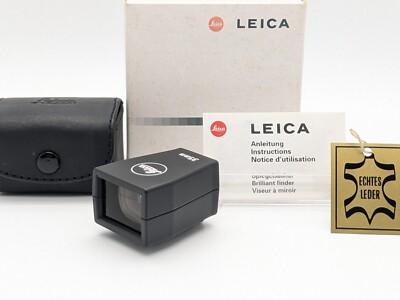 Rare [Open Box] Leica 12021 35mm Brilliant Viewfinder w/ Leather Case ...