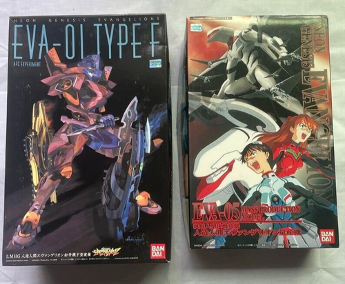 Evangelion EVA Unit 01 Type F 05 Mass Production Model Kit BANDAI SET ...