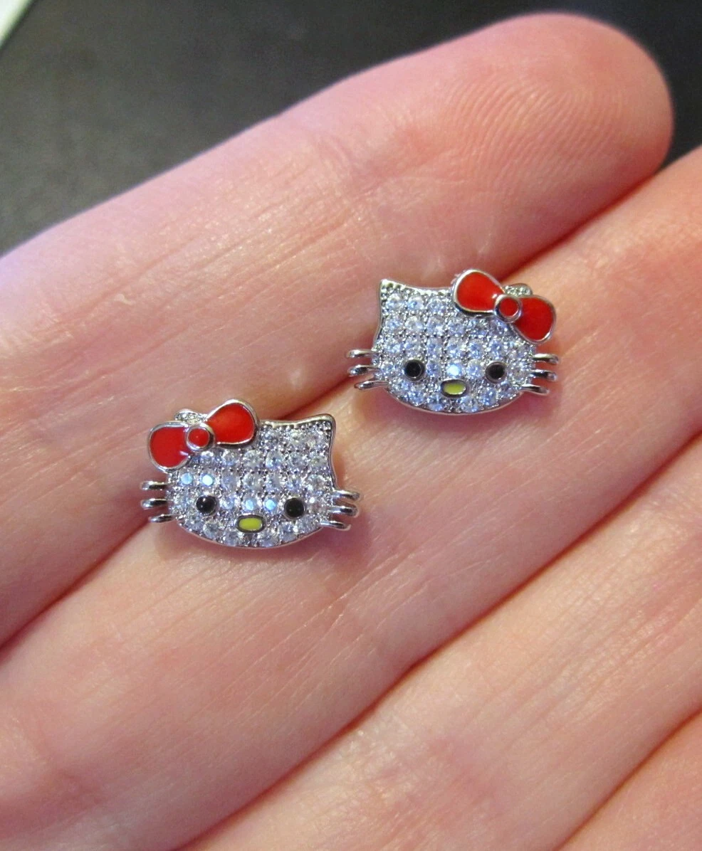 Hello Kitty Bow Earrings