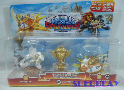 Skylanders Superchargers Sky Racing Action Pack Astroblast Sky Trophy ...