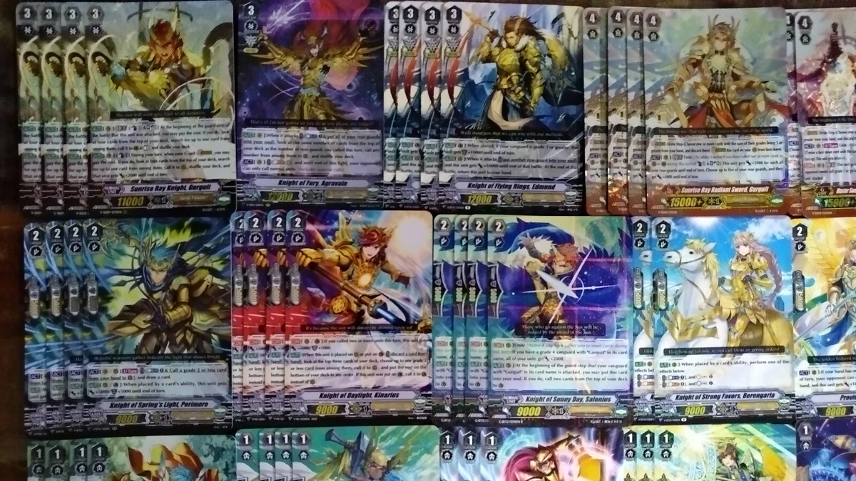 Vanguard Cardfight Gold Paladin Deck