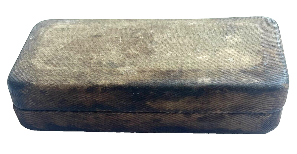 VINTAGE 1918 WW1 GILLETTE US ARMY KHAKI SET SAFETY RAZOR & MIRROR ...