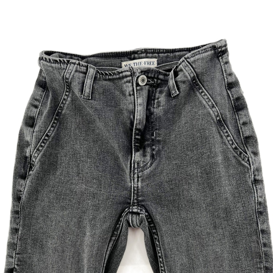 Free People We The Free Level Up Slit Slim Flare Jeans Womens sz 24 ...