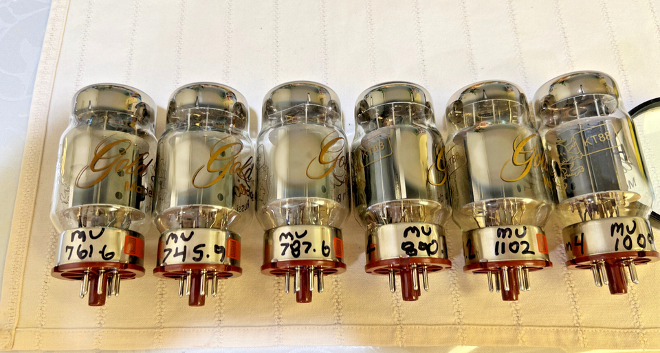 Genalex Gold Lion KT88 Power Tubes - Quad and Duet Bundle. Russian Made ...