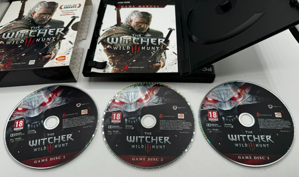 The Witcher 3 Wild Hunt PC Dvd-rom Game Pal Eur Game Complete With ...