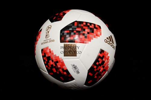 ADIDAS TELSTAR SOCCER MATCH USED BALL FOOTBALL 2018 FIFA WORLD CUP ...