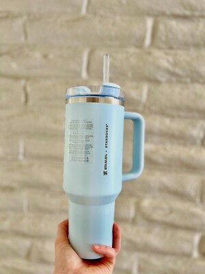 Starbucks x Stanley Spring 2024 Spring Blue 40 Oz Tumbler (BRAND NEW IN ...