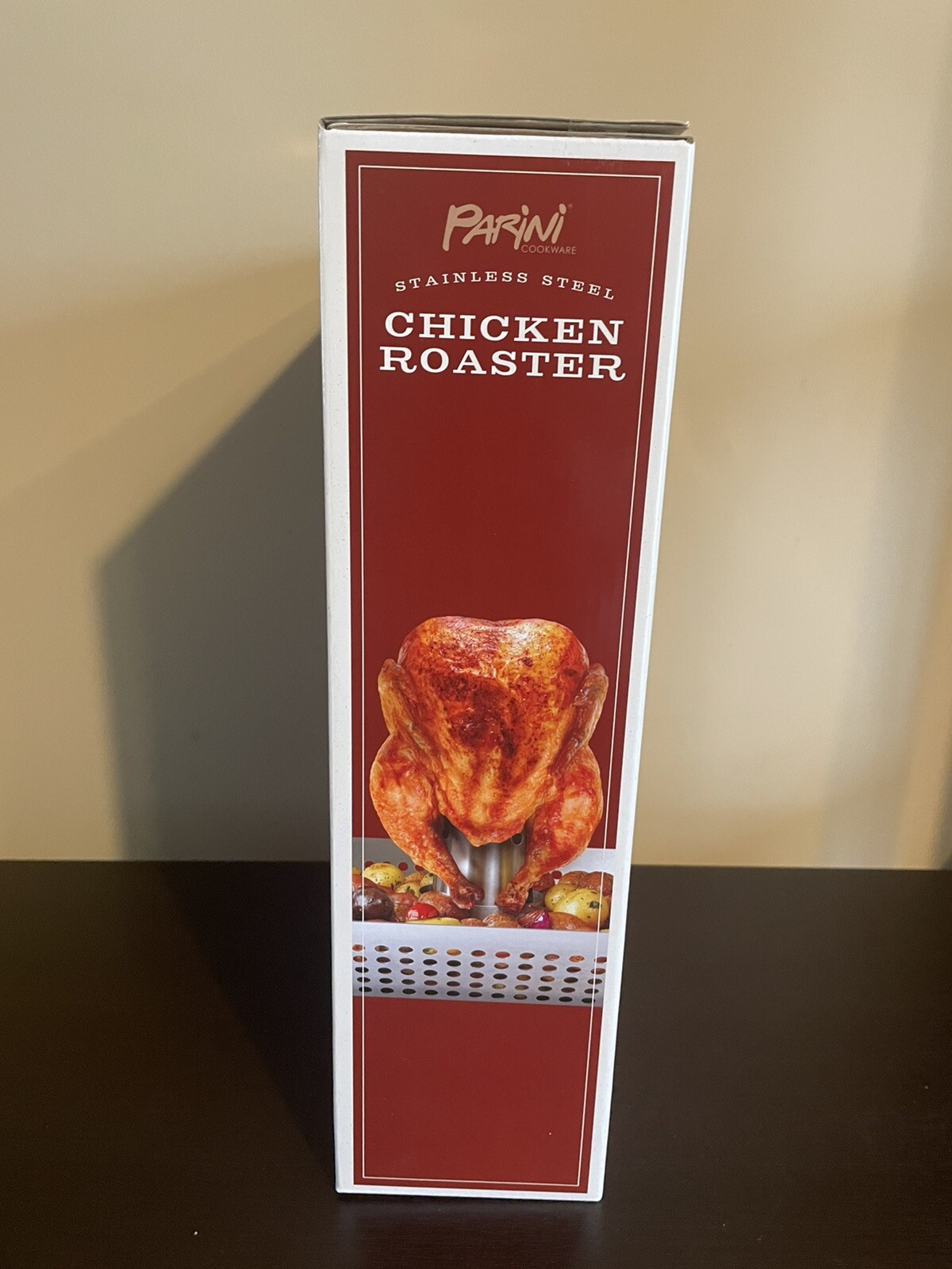 NEW Parini Cookware Stainless Steel Chicken Roaster - BBQ Beer Can ...