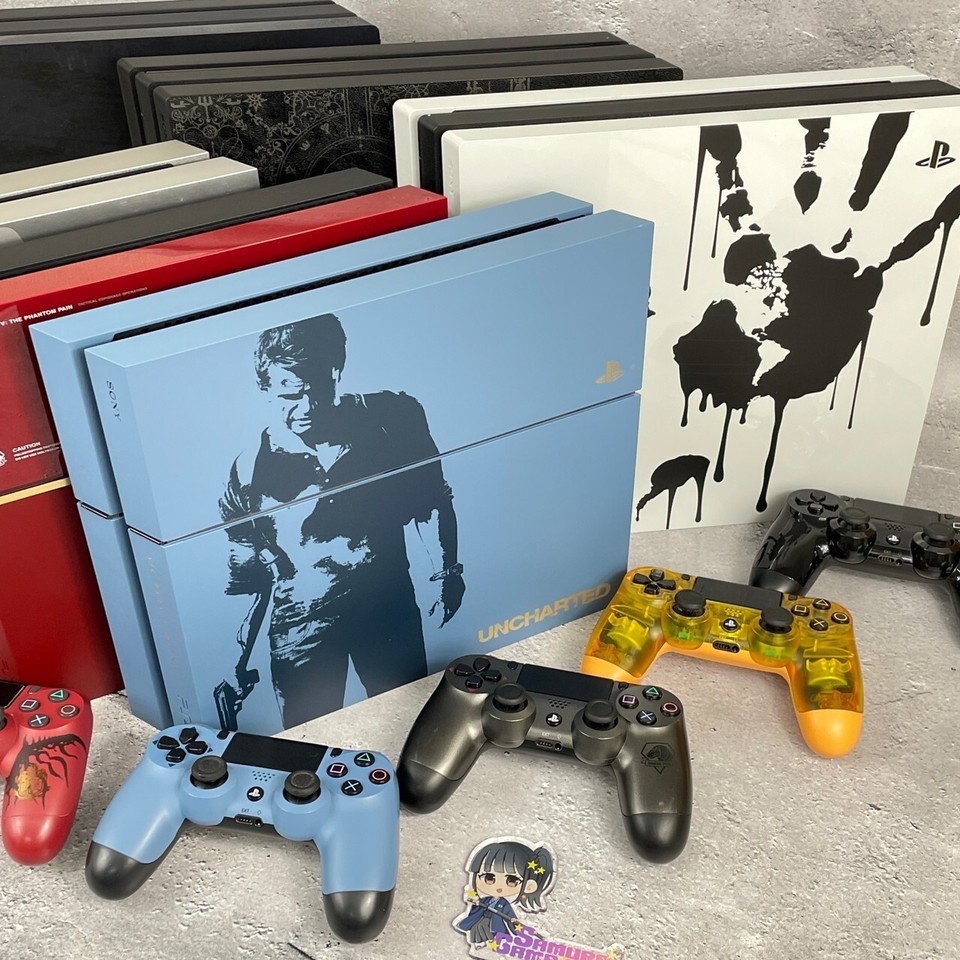 PS4 Sony PlayStation 4 Pro 500GB 1TB Limited Edition Console Complete ...